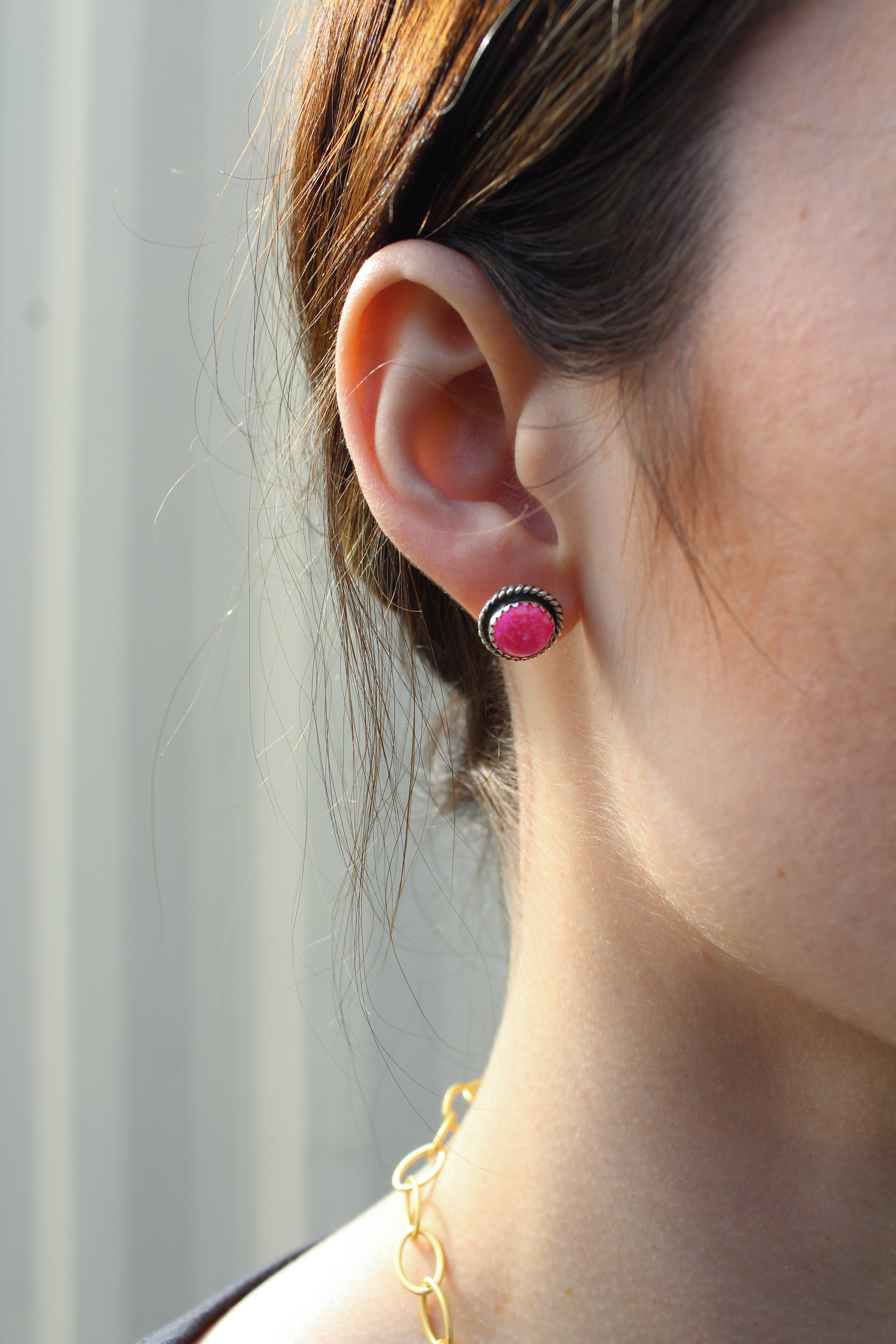 Pretty and Pink Studs – Rodeo Quincy