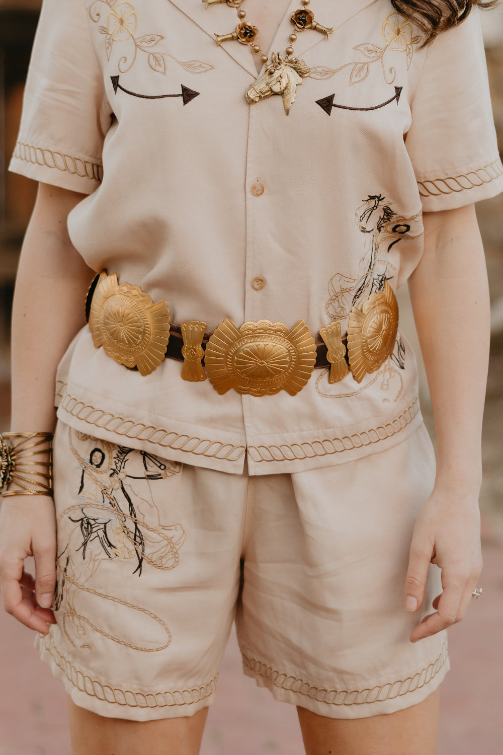 Gold Concho Belt, Golden Girls Dream Concho Belt | Rodeo Quincy
